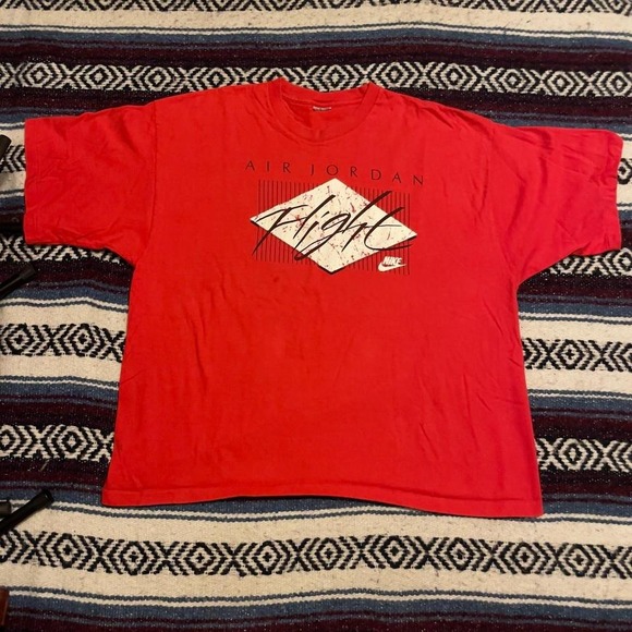 Nike | Shirts | Vtg 9s Nike Grey Tag Air Jordan Flight Basketball Shoe ...